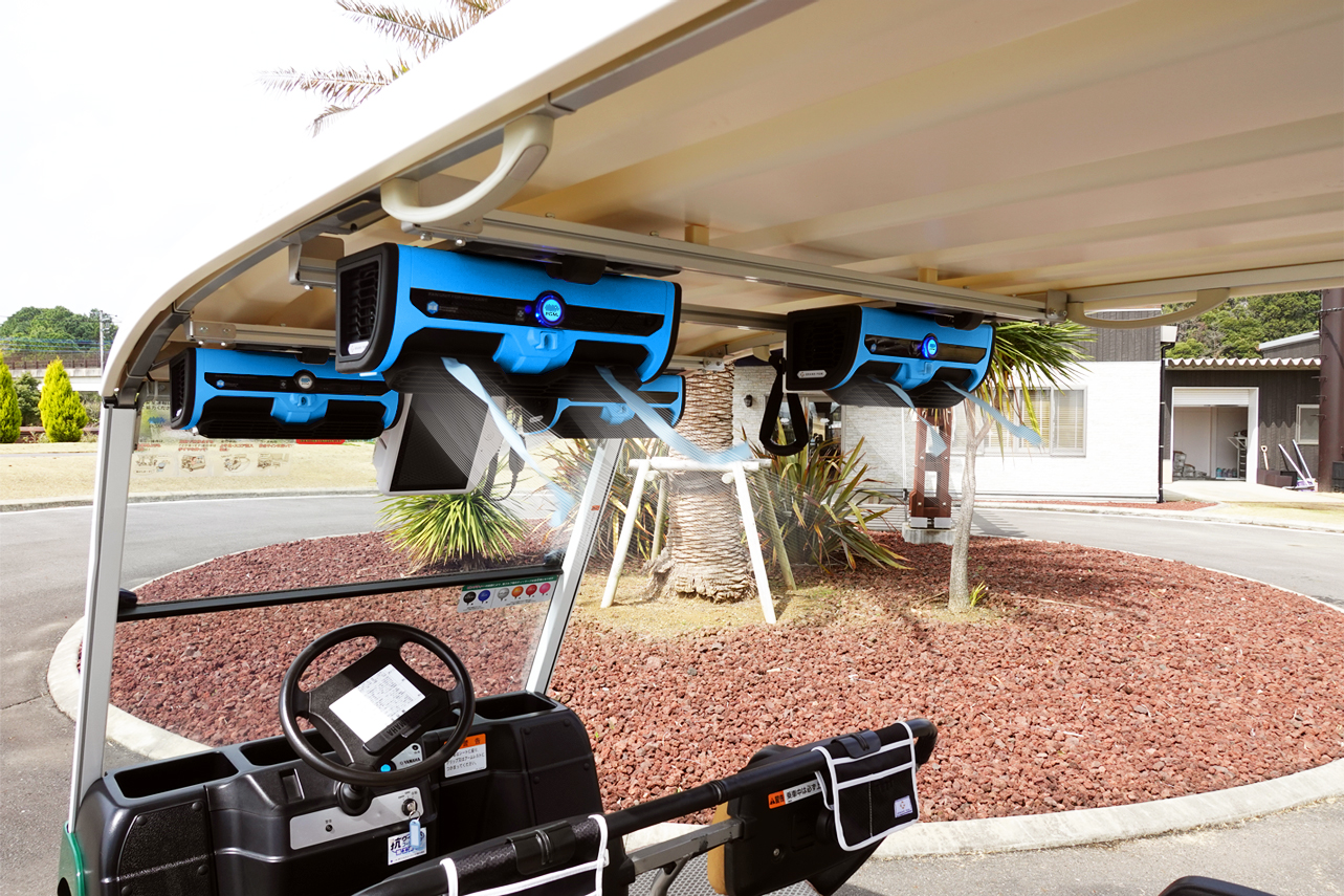 夏ラウンドの救世主！PGMグループのゴルフ場に、送風機付きカート「Cool Cart」が登場 | Regina（レジーナ）